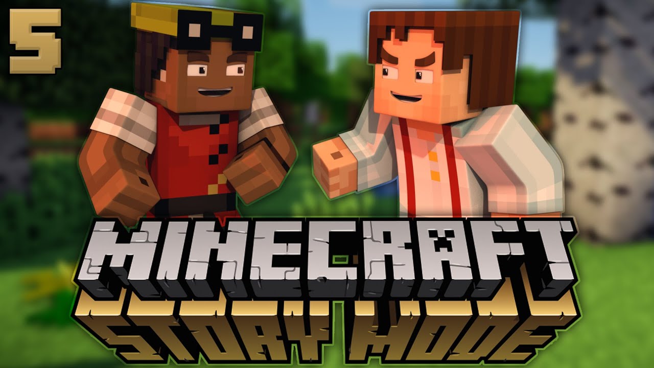 Minecraft Story Mode: Chapter 1 - Part 5 "ORDER OF THE STONE'S TEMPLE ...