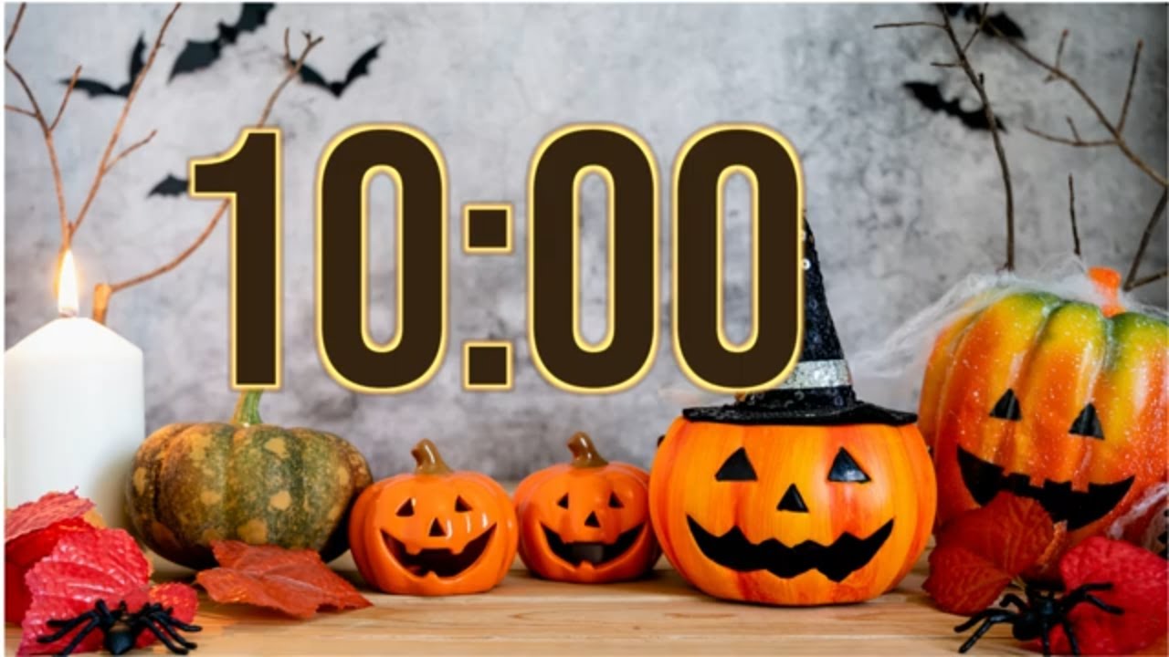10 minute pumpkin timer - YouTube