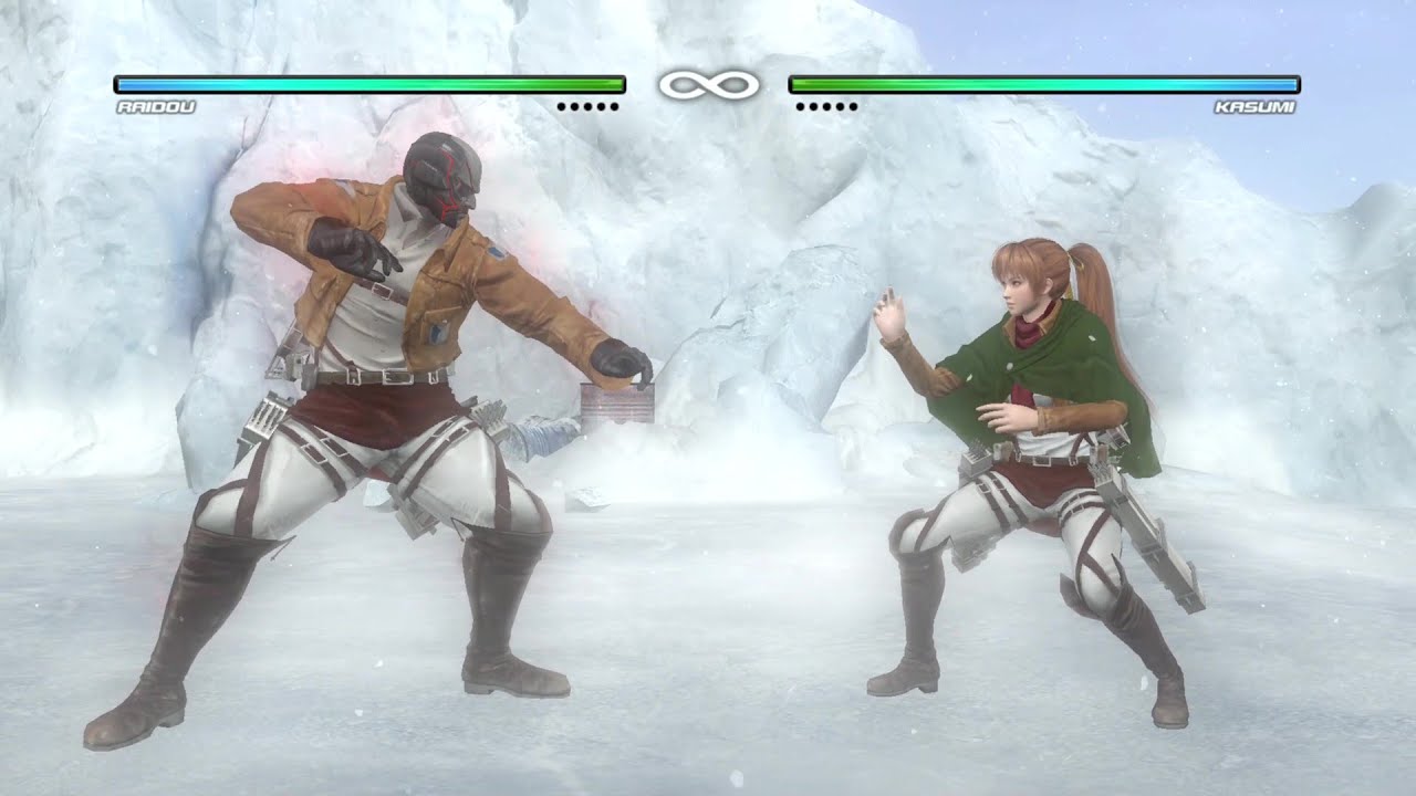 DEAD OR ALIVE 5 - Raidou VS Kasumi - YouTube