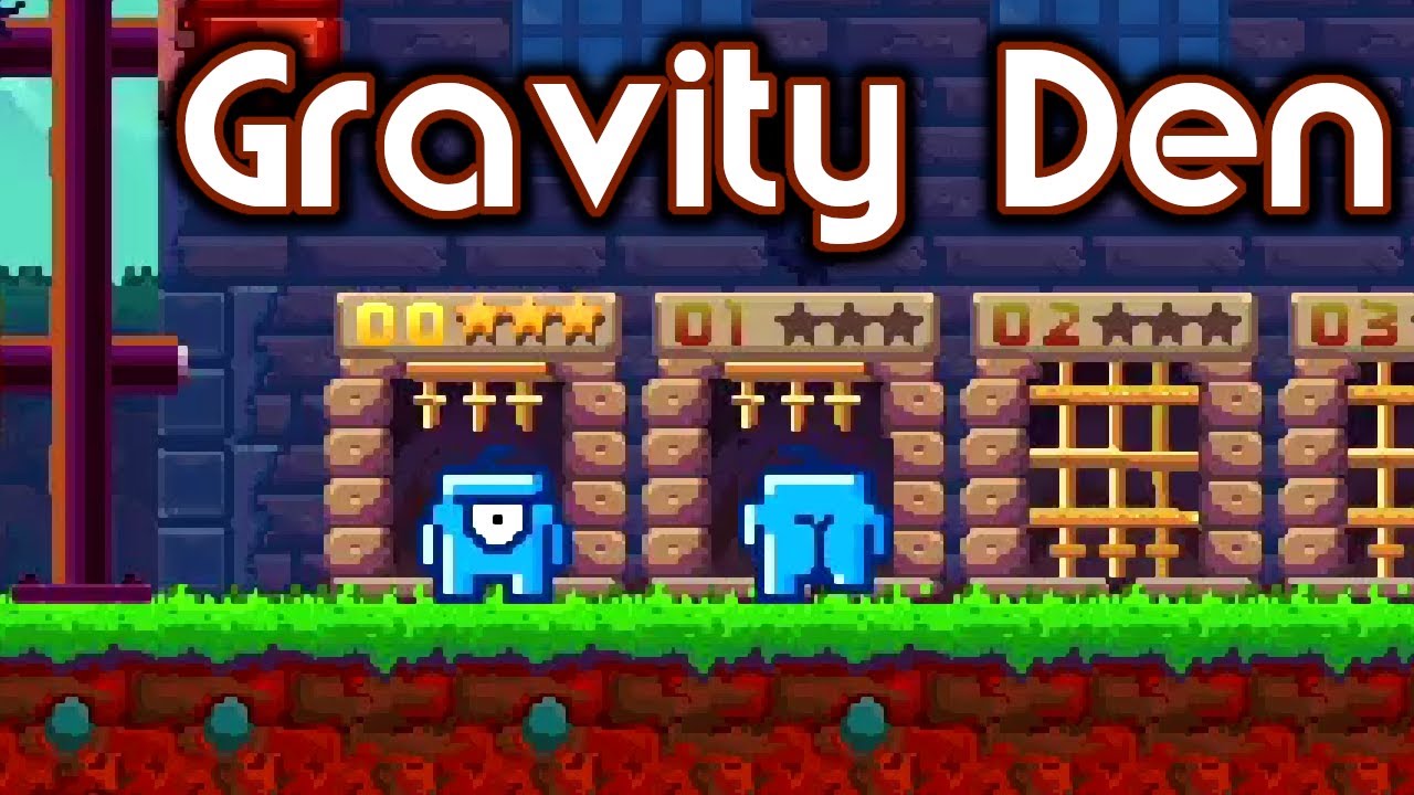 DEFY Gravity in this 2D Platform Puzzler - "Gravity Den" #indiegame - YouTube