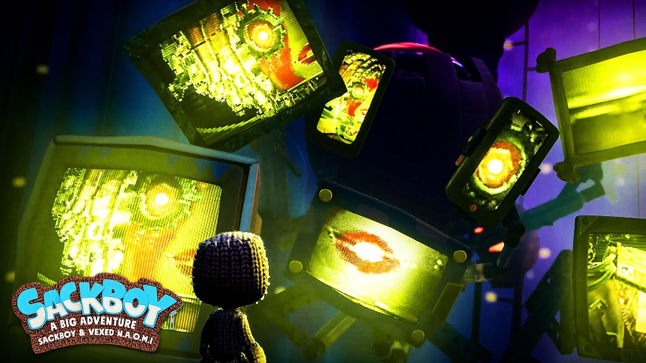 Sackboy Faces Vexed N.A.O.M.I | Sackboy A Big Adventure - YouTube