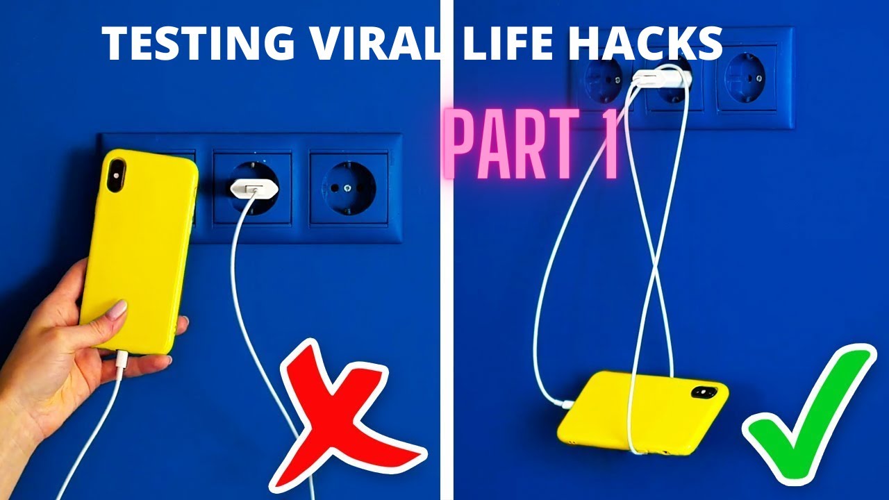 TESTING VIRAL LIFE HACKS PART 1 - YouTube