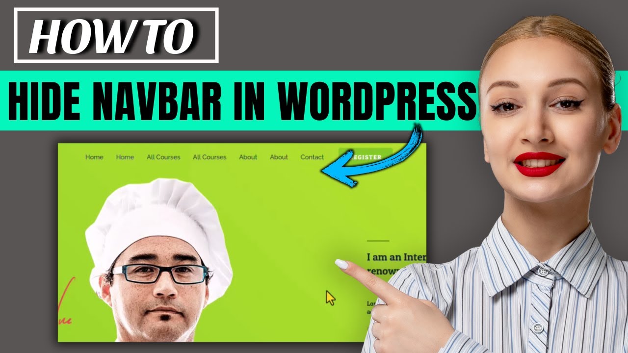 how to Hide Navbar in WordPress 2025 | Hide Header Menu from WordPress ...