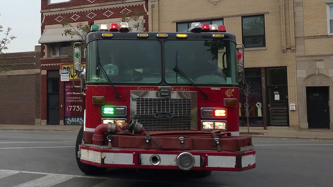 my new 4k video and chicago fire department engine 108 spare responding ...