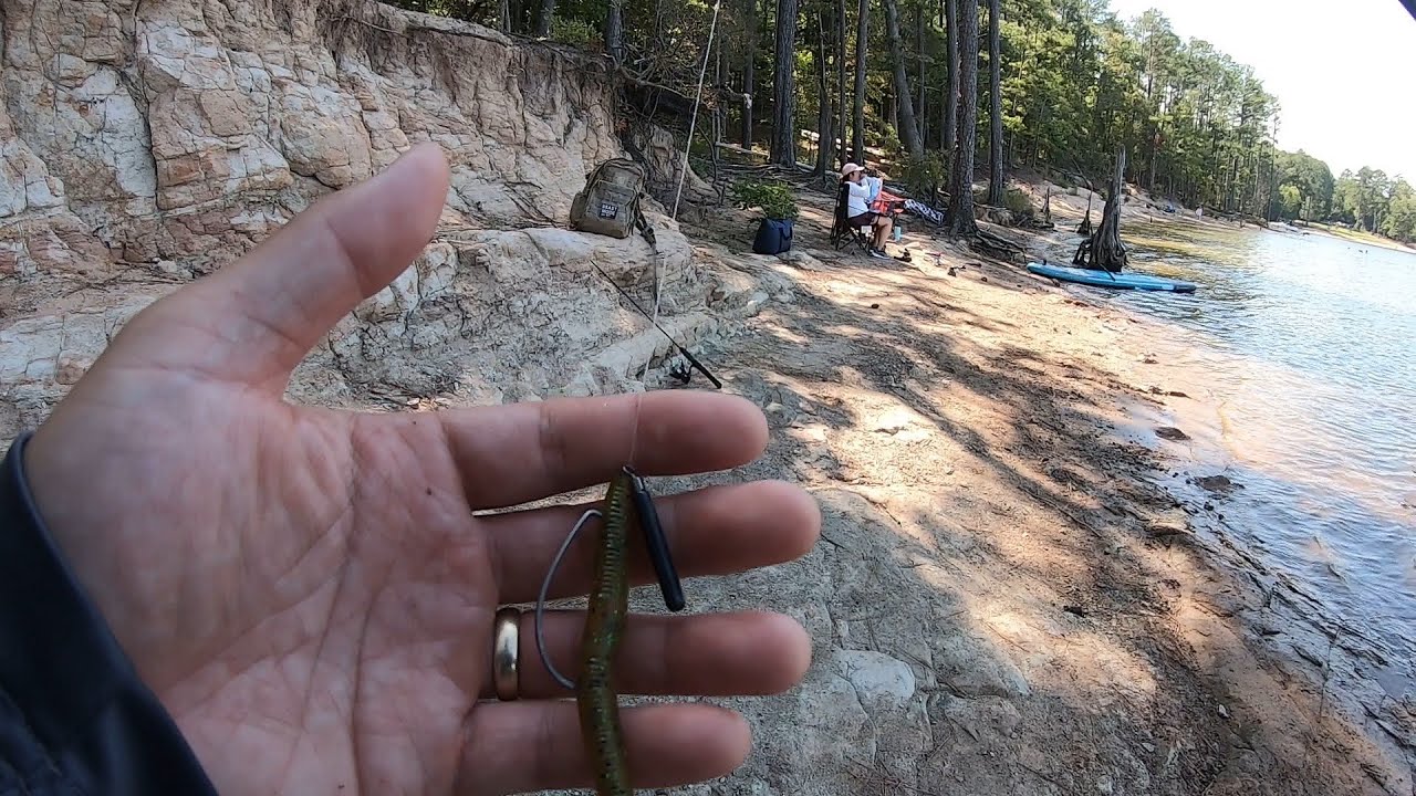 The Free Rig @ Jordan Lake Bank Fishing - YouTube