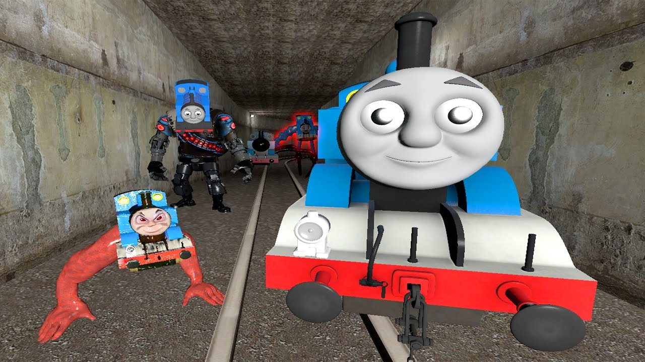 Building a Thomas Train Chased By Thomas Train in Garry's Mod - YouTube