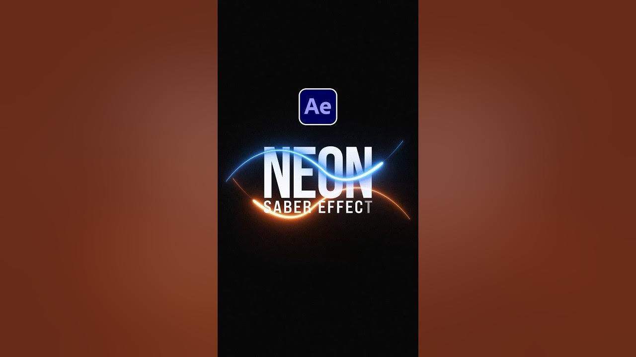 Make Powerful Neon Glow Lines in After Effects #tutorial - YouTube