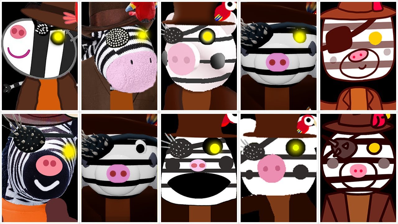 ROBLOX PIGGY ZACK ALL JUMPSCARES - YouTube