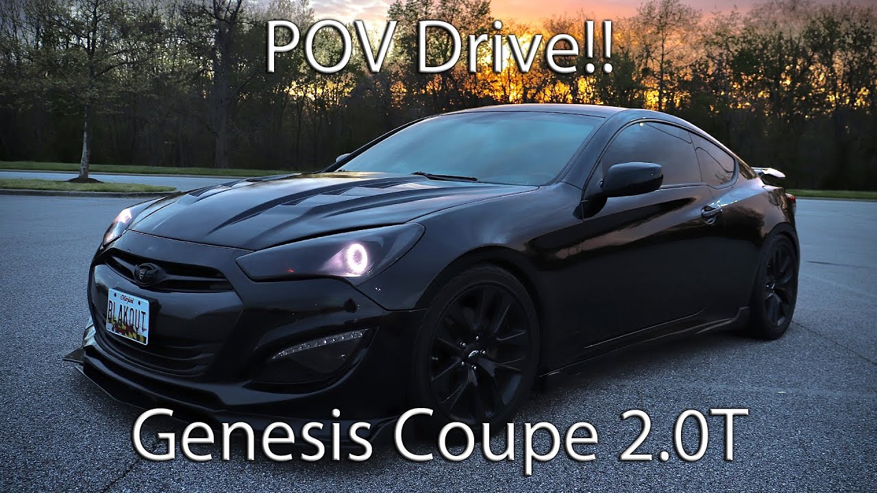 Genesis Coupe 2.0T POV Drive - YouTube