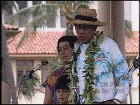 Kaho'olawe Video Archive - Harry Kunihi Mitchell at `Iolani Palace ...