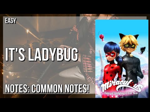 How to play It's Ladybug (Miraculous) by Noam Kaniel on Tin Whistle (Tutorial)
