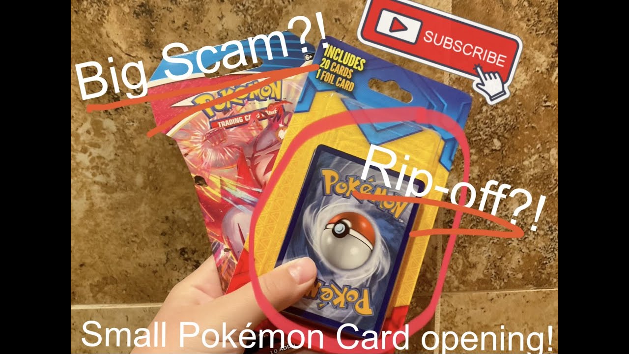 *SCAM!? Small Pokémon Card Opening! | Third Party Products!? - YouTube