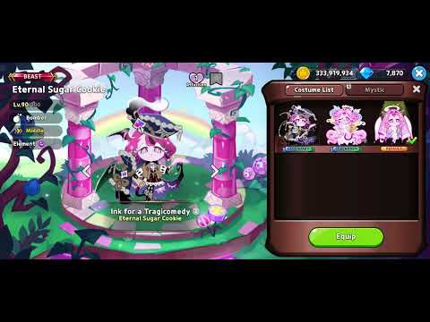 Cookie Run Kingdom : Eternal Sugar Cookie Costumes 