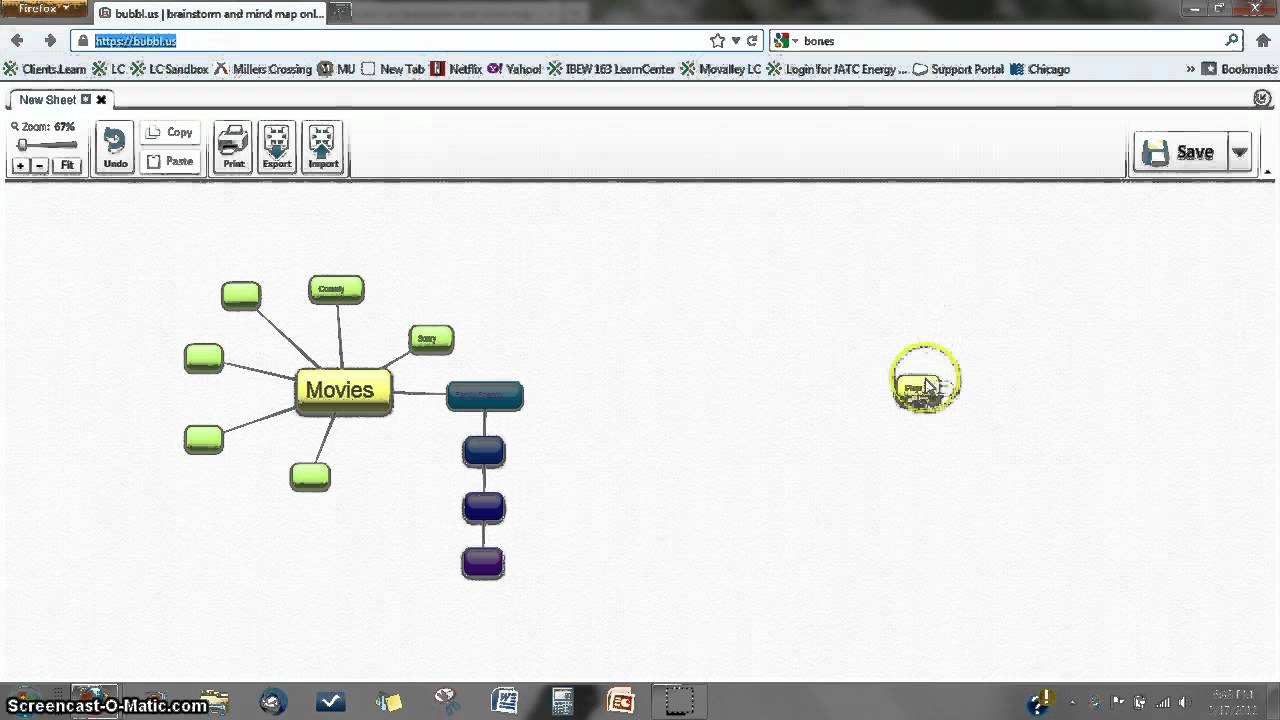 How to use Bubbl.us - YouTube