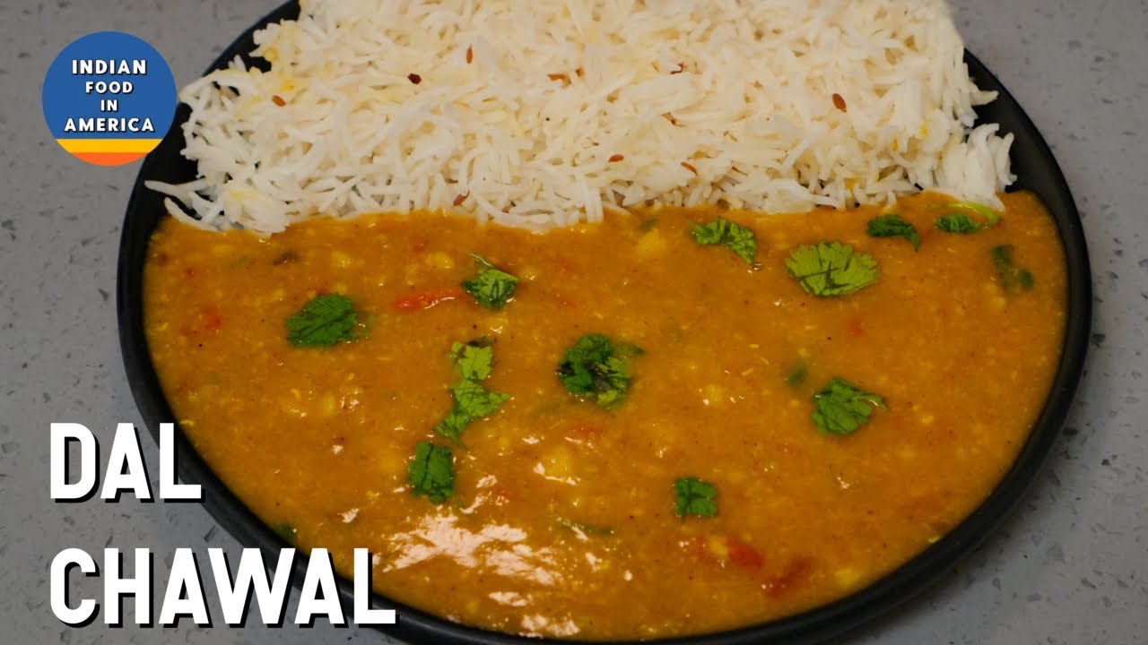 Hindi - Simple, easy, tasty and light dal with rice - YouTube