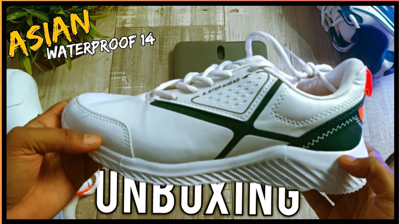 Asian waterproof shoes | waterproof 14 | asian shoes for men | unboxing ...