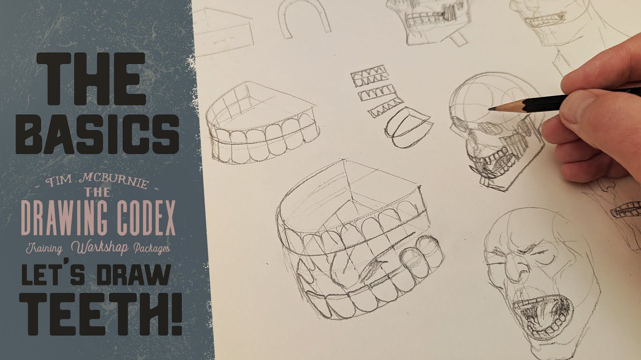 How To Draw Teeth: The Basics! - YouTube