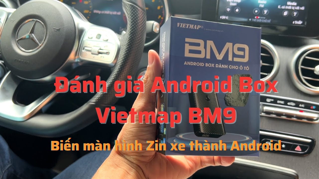 Đánh giá Android Box cho ô tô Vietmap Bm9 biến màn hình zin theo xe thành màn hình android - YouTube