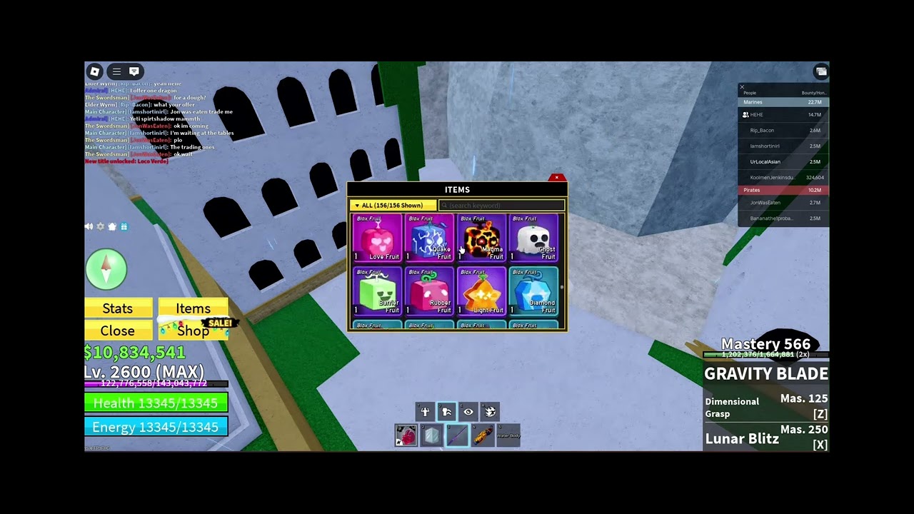 1000 candy and sleigh blox fruits - YouTube
