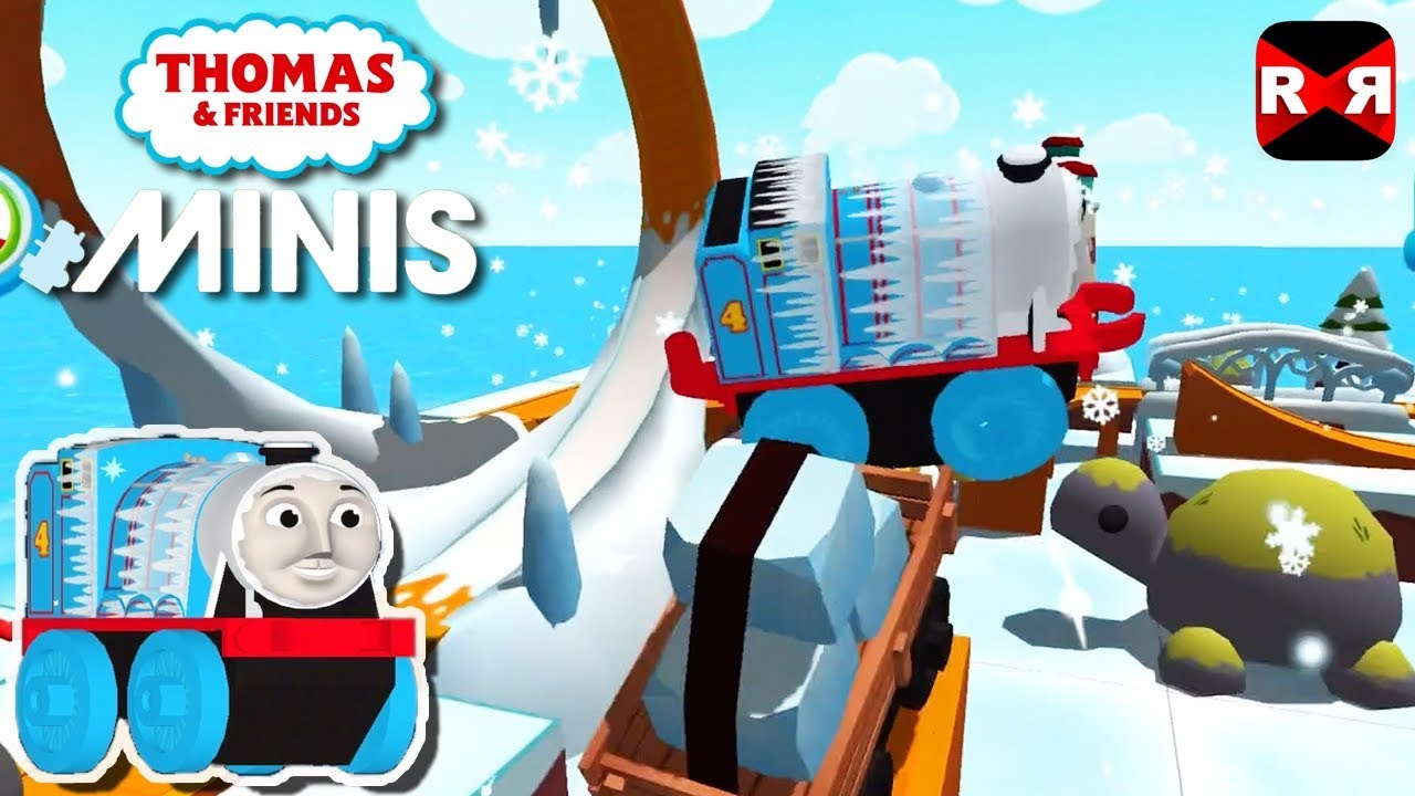 Thomas and Friends Minis - The Shivering Stunts Track With Chillin ...