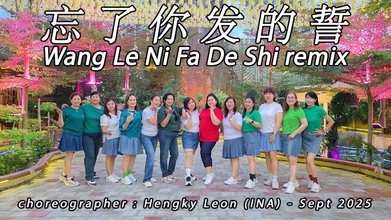 WANG LE NI FA DE SHI 忘了你发的誓 · Wang Na 王娜 | LINE DANCE | PLD | Hengky ...