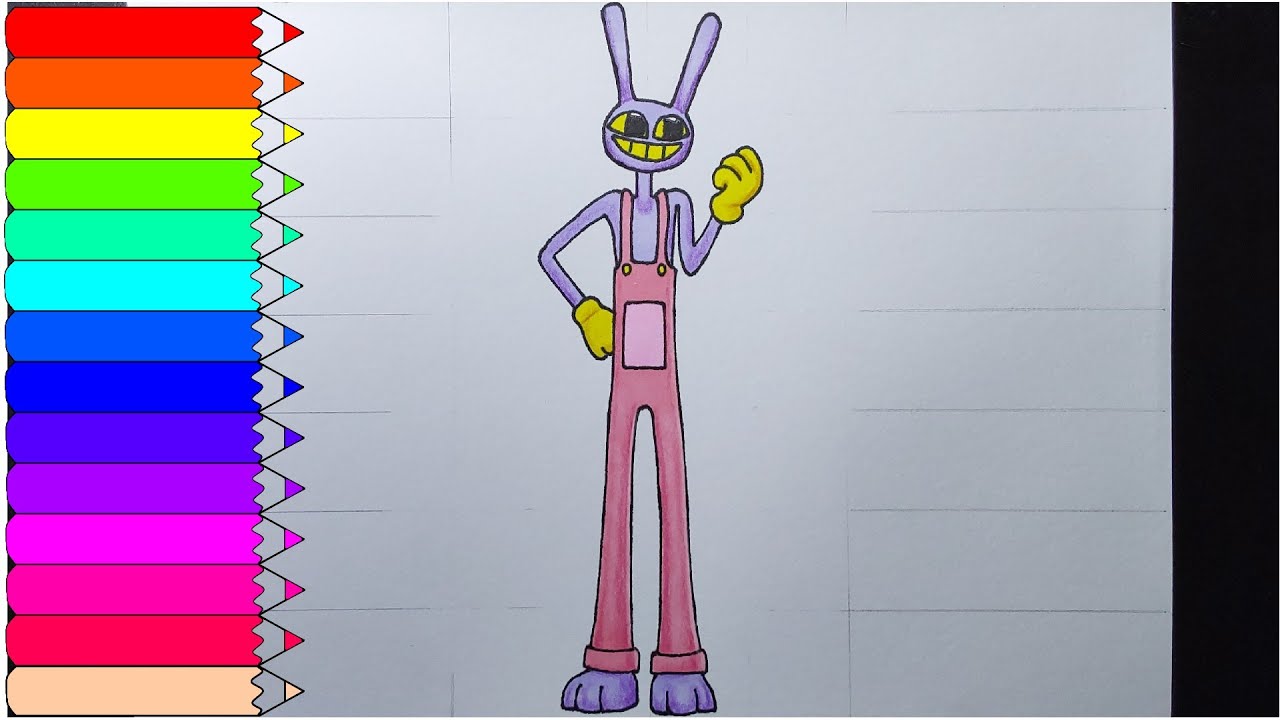 How To Draw Jax The Amazing Digital Circus - YouTube