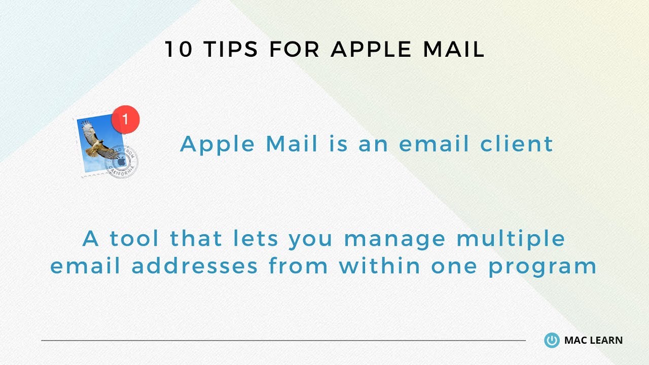 10 Tips for Apple Mail for Mac - YouTube