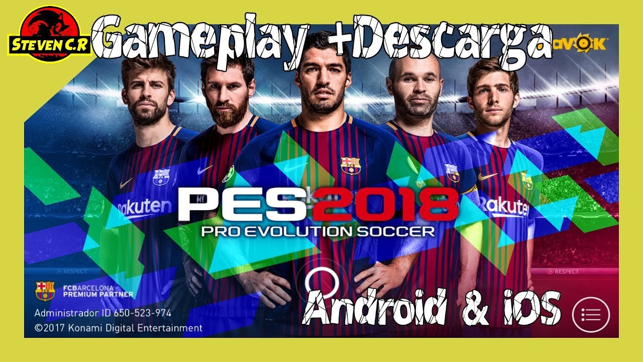 PES 2018 Android & iOS, Primer Gameplay +Descargas - YouTube