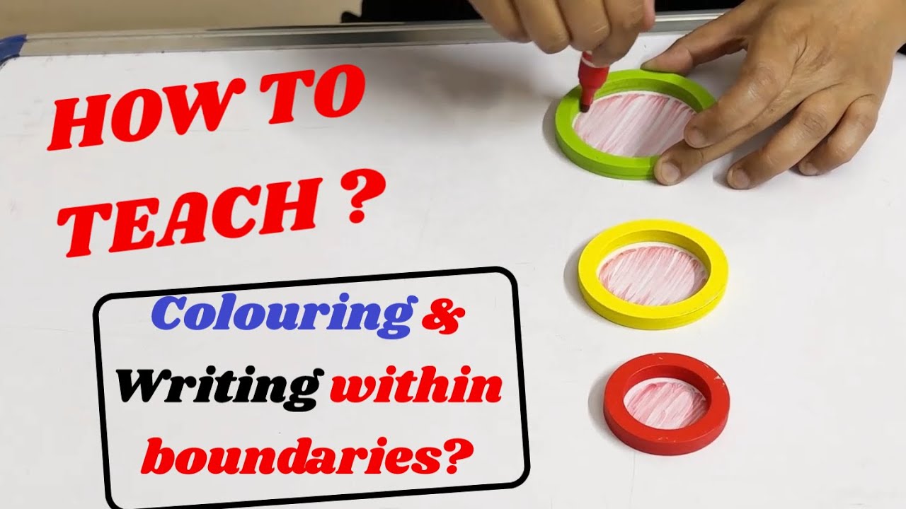 7 STEPS to Teach Colouring & Writing within Boundaries | Play-based ...
