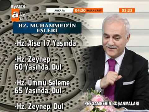 Nihat Hatipoğlu - Hz. Muhammed'in Eşlerinden Boşanma hadiseleri ( Sahur Özel ) 2. Kısım