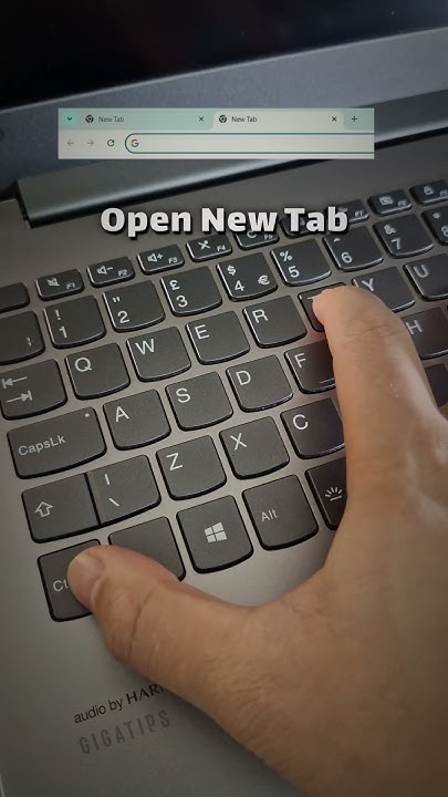 Open New Tab (Shortcut) | #computer #typing #keyboard #asmr #tricks # ...