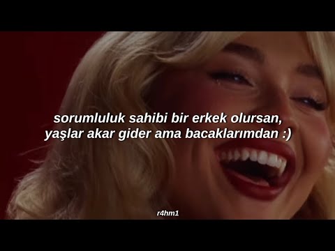 sabrina carpenter - tears (türkçe çeviri)