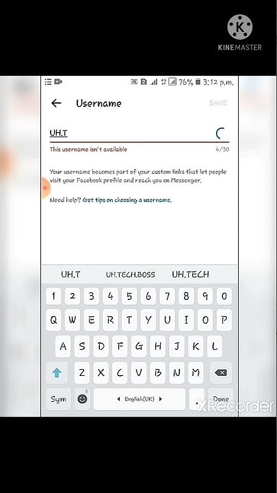 How to change Facebook url/link | How to create custom url for Facebook | UH TECH BOSS - YouTube