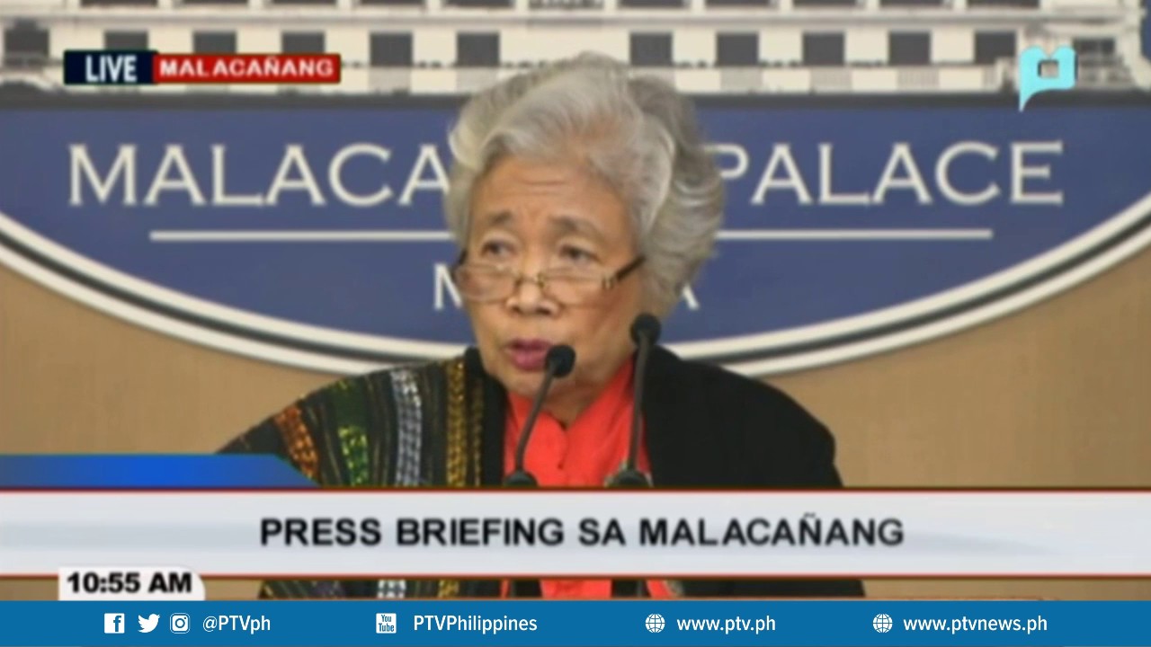 Press briefing ni ASec. Marie Banaag kasama si DepEd Sec. Briones ...