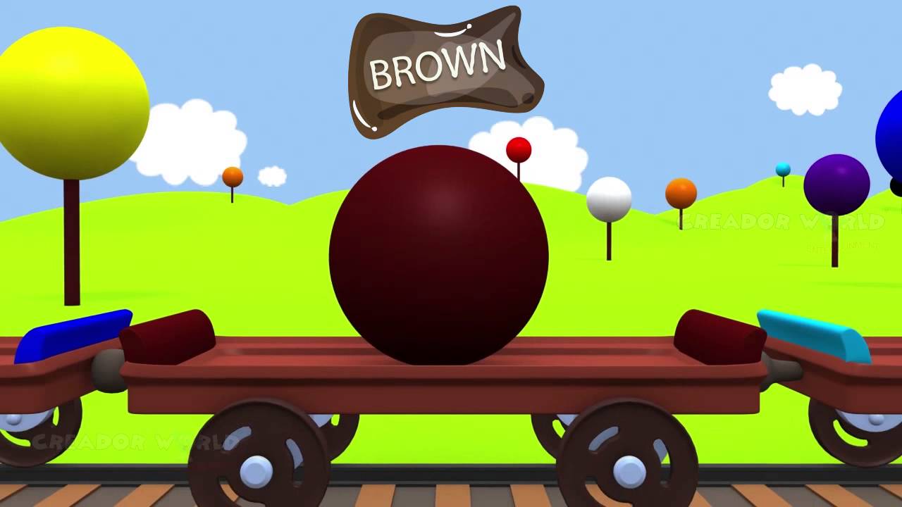 Colors Train For Kids | Teach Colors | Creador Nursery Rhymes - YouTube