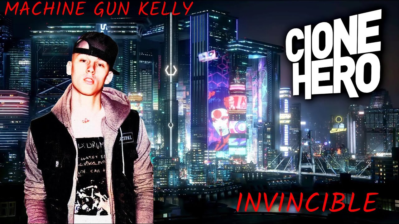 Clone Hero - Invincible by Machine Gun Kelly ft. Ester Dean 100% FC ...