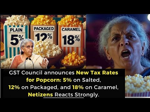 GST Council announced new tax rates for popcorn #porcorntax # ...