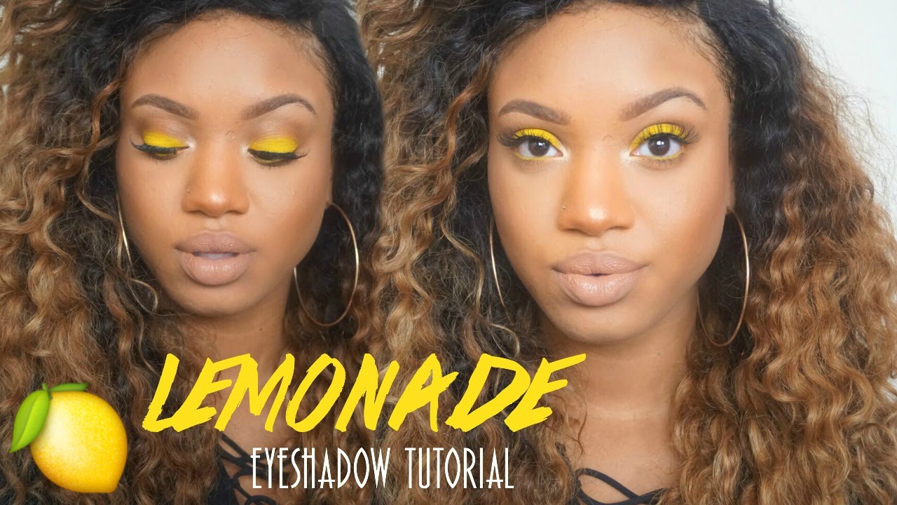 Lemonade Eyeshadow Tutorial | VickyLogan Inspired - YouTube