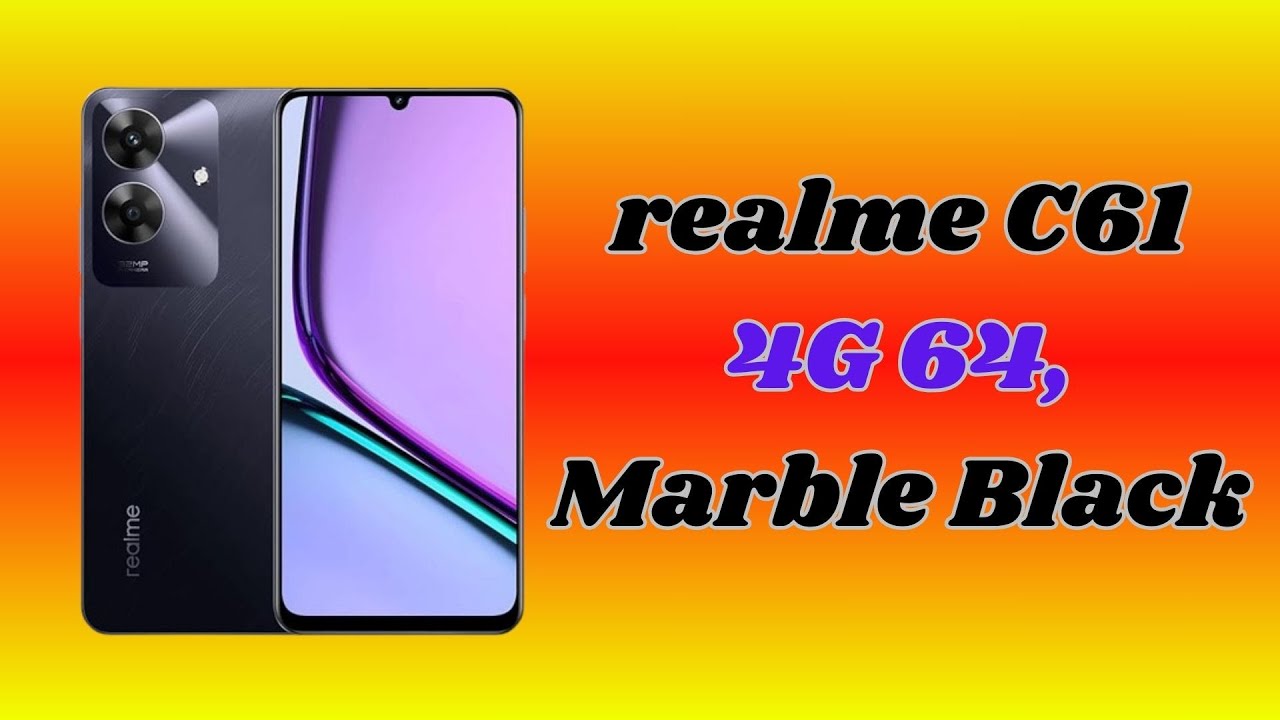 realme C61 4G 64, Marble Black #realmec61 - YouTube