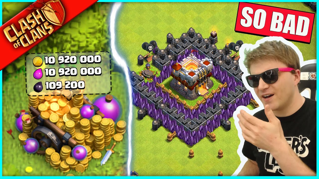 I FINALLY FOUND MY WORST CLASH OF CLANS BASE AGAIN, AND I IMMEDIATELY ...