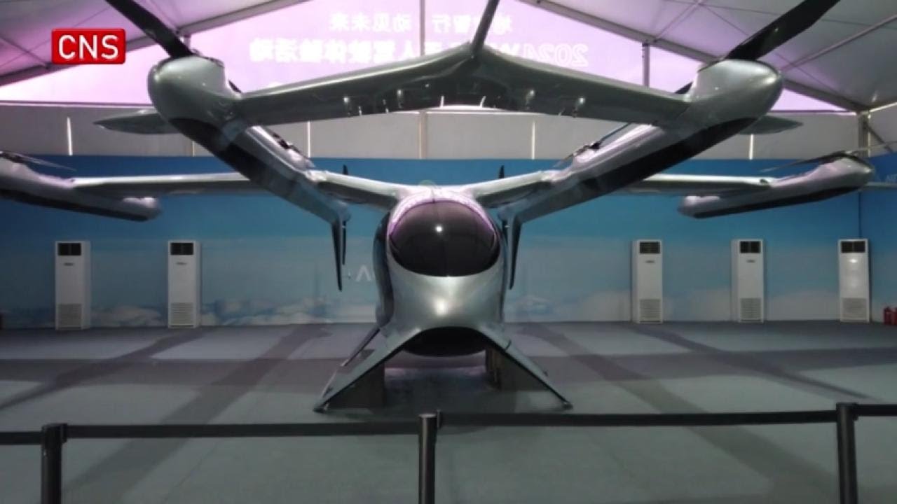 China's self-developed manned eVTOL aircraft to debut at WAIC2024 - YouTube