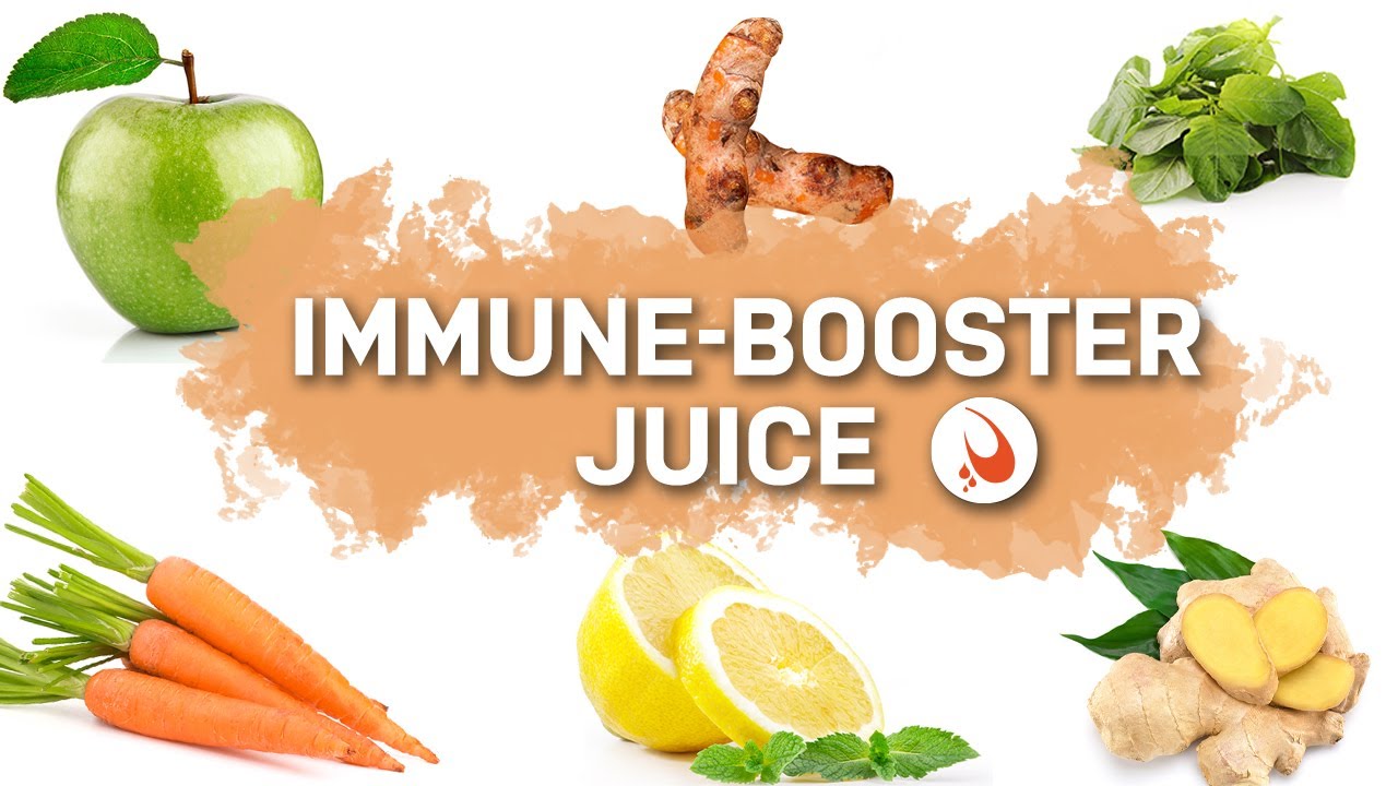 Immune system juice booster - YouTube