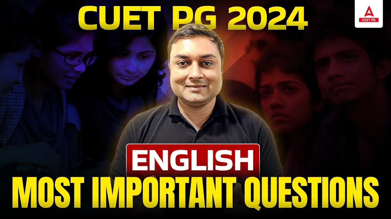 CUET PG English Important Questions 2024 | All Questions in One Shot ...