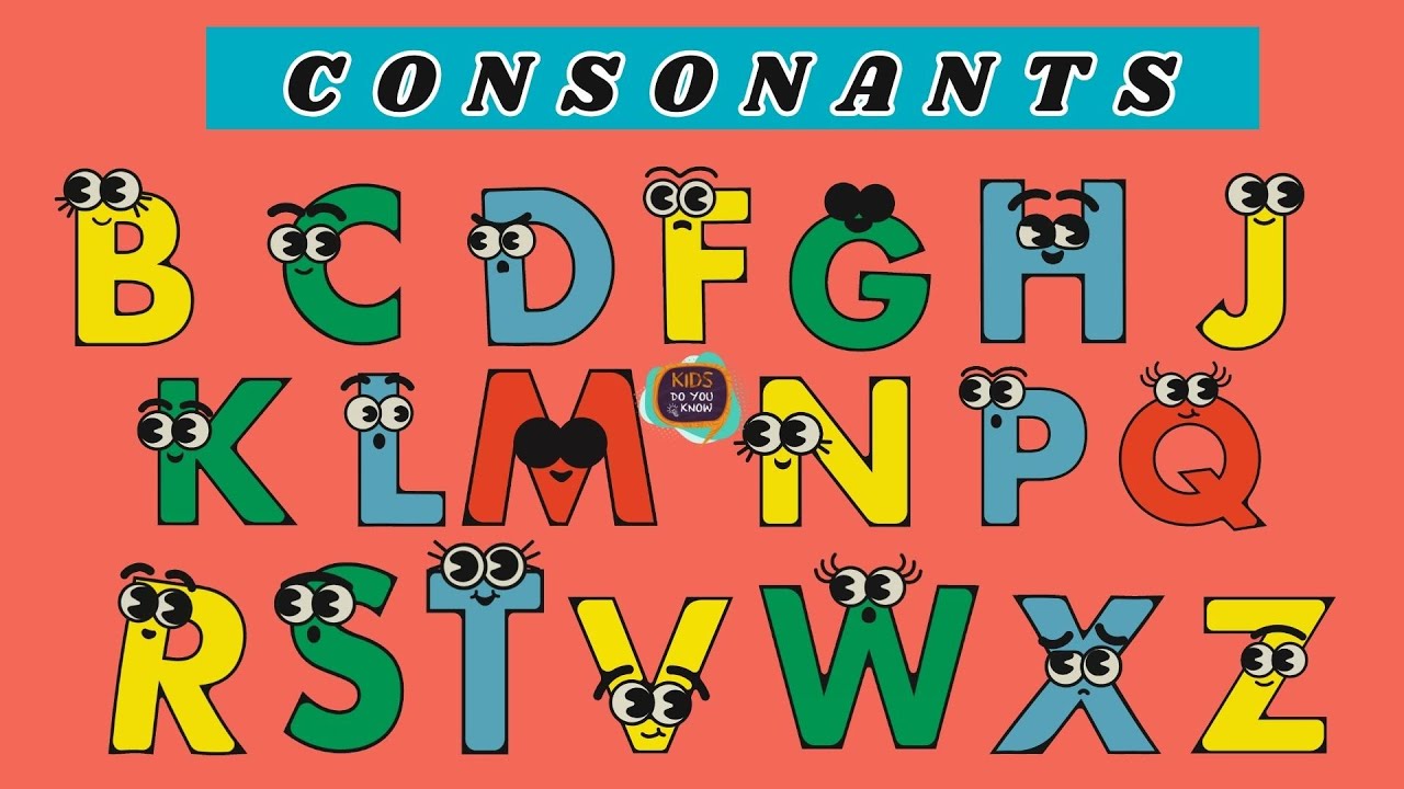 Consonants l Learn Phonics l 21 Consonant Sounds In English Grammer # ...