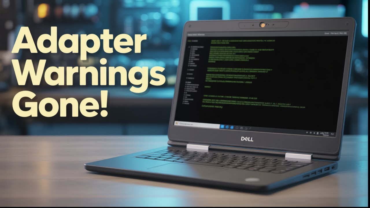 Liz's Secret BIOS Trick to DISABLE Adapter Warnings FOREVER - YouTube