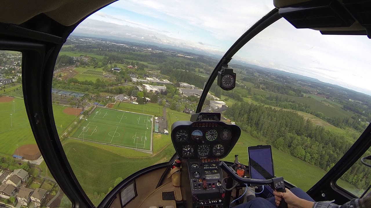 Helicopter Landing, Special VFR, at Hillsboro (again) - YouTube
