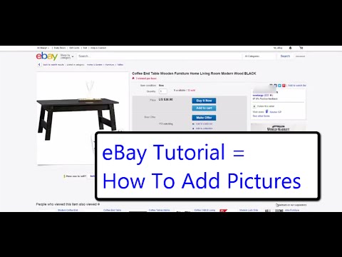 How To Start Selling On eBay| Adding Pictures To The Description | Tips ...