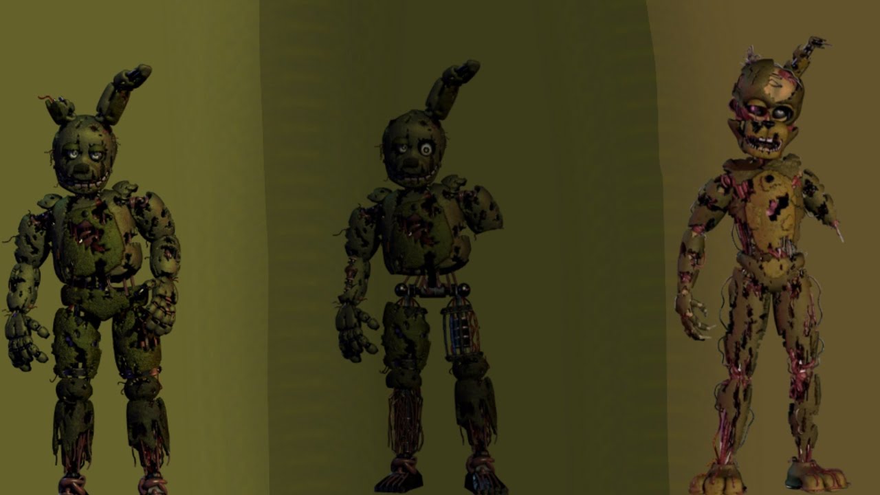 How springtrap became scraptrap - YouTube