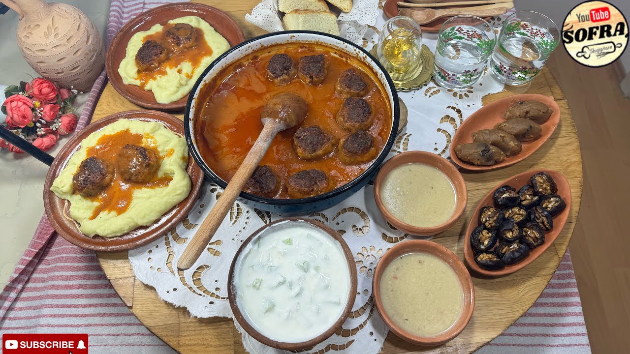 Iftari i 4 Ne Sofer me Qofte me Salc Domatesh , Sup, Tarator,Havell ...