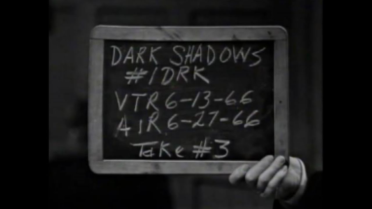 Dark Shadows The Beginning...Dark Shadows production slate for episode ...